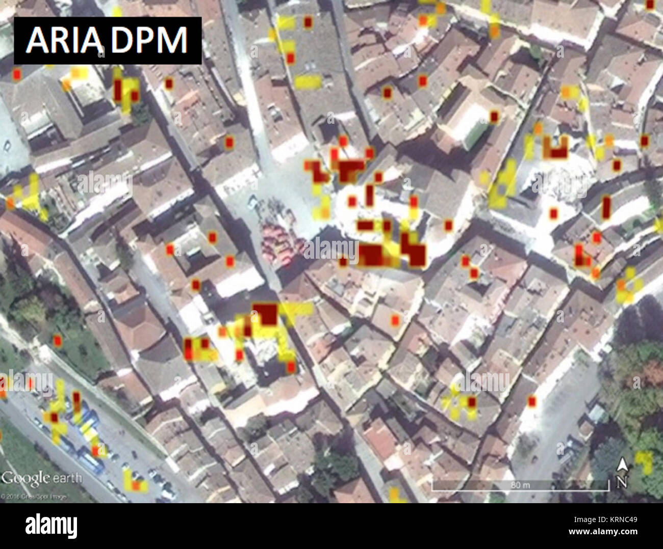 PIA15374 - NASA's Damage Proxy Map to Assist with Italy Earthquake ...