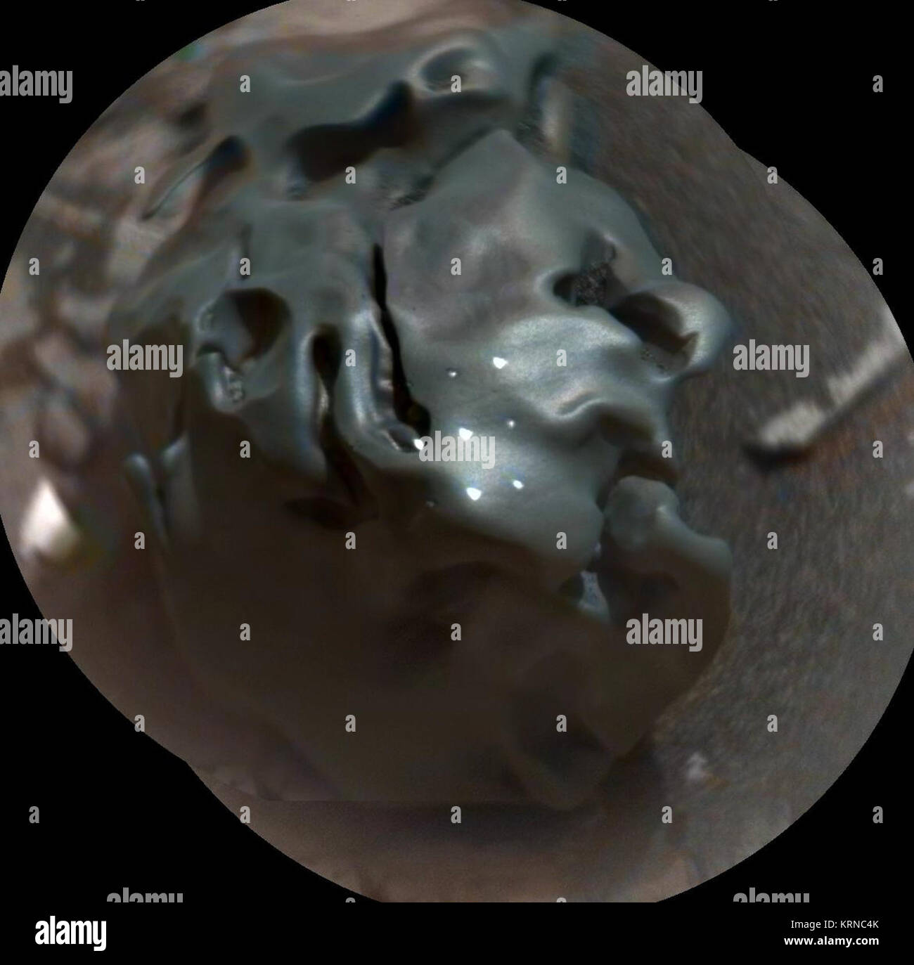PIA21133 - Iron-Nickel Meteorite Zapped by Mars Rover's Laser Stock ...