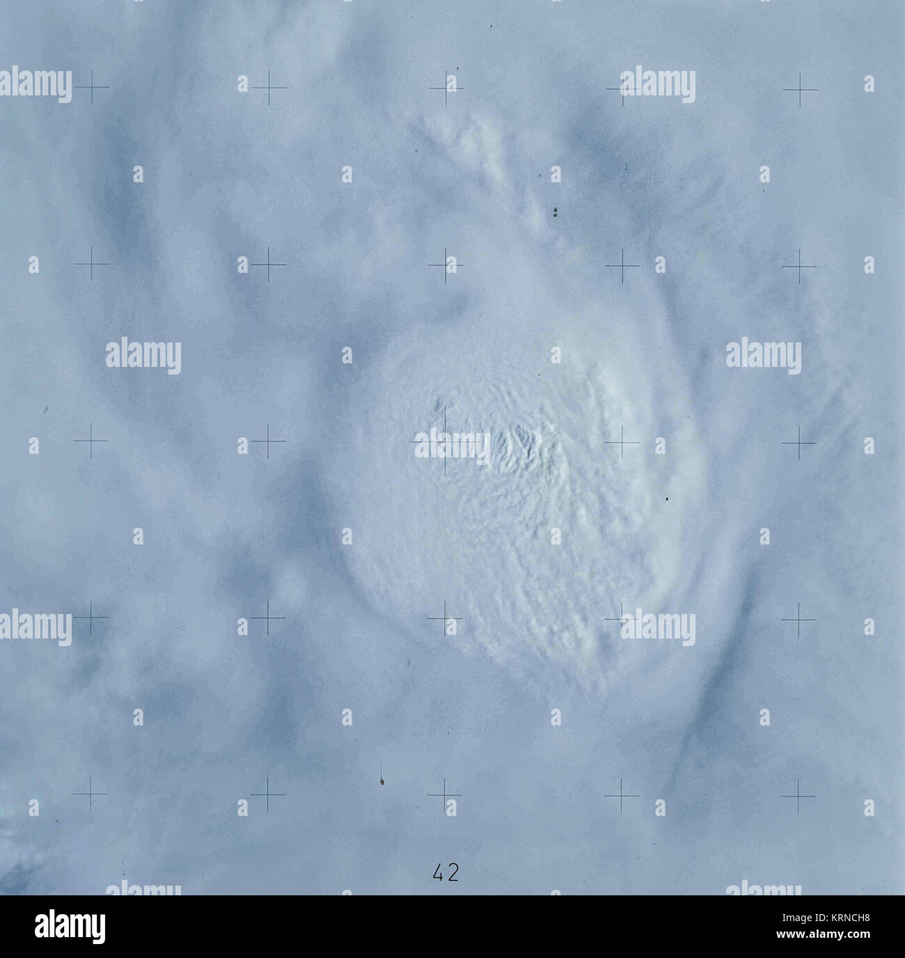 Cyclone Wanda 1974 Skylab 4 Stock Photo - Alamy
