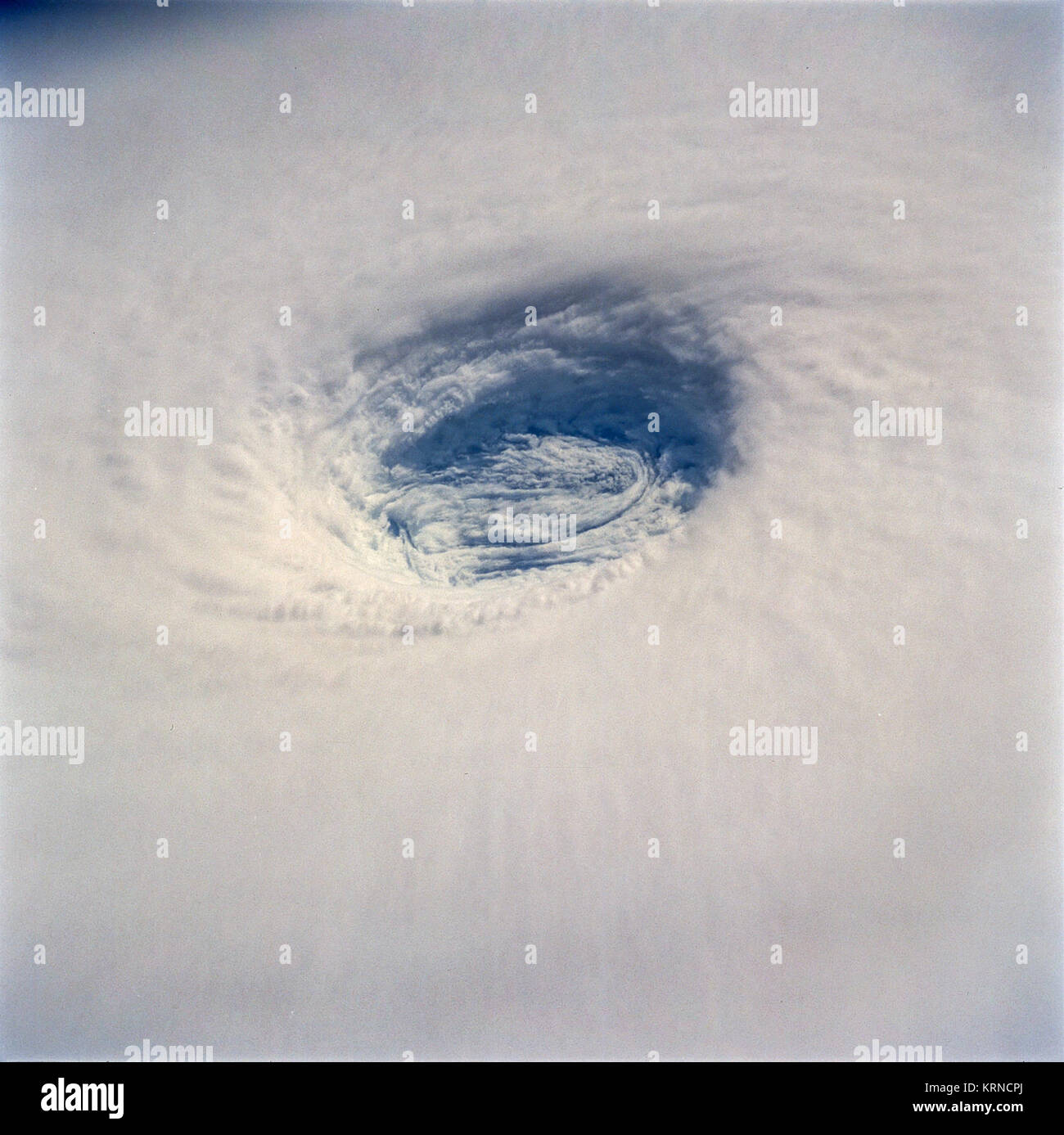 Typhoon Yuri eye Stock Photo - Alamy