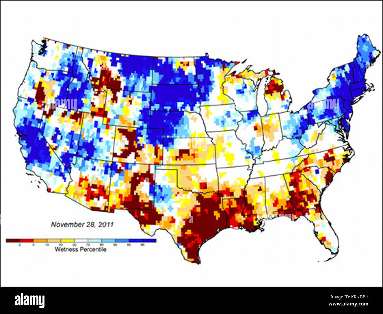 Drought map hi-res stock photography and images - Alamy