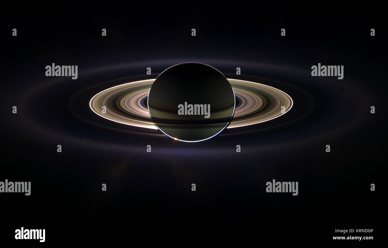 Saturn eclipse (cropped Stock Photo - Alamy