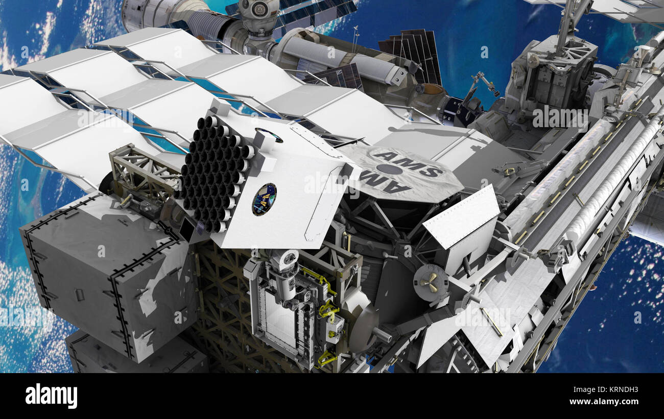 NICER payload onboard the ISS Stock Photo - Alamy