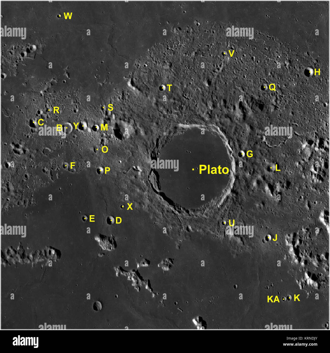 Plato crater hi-res stock photography and images - Alamy