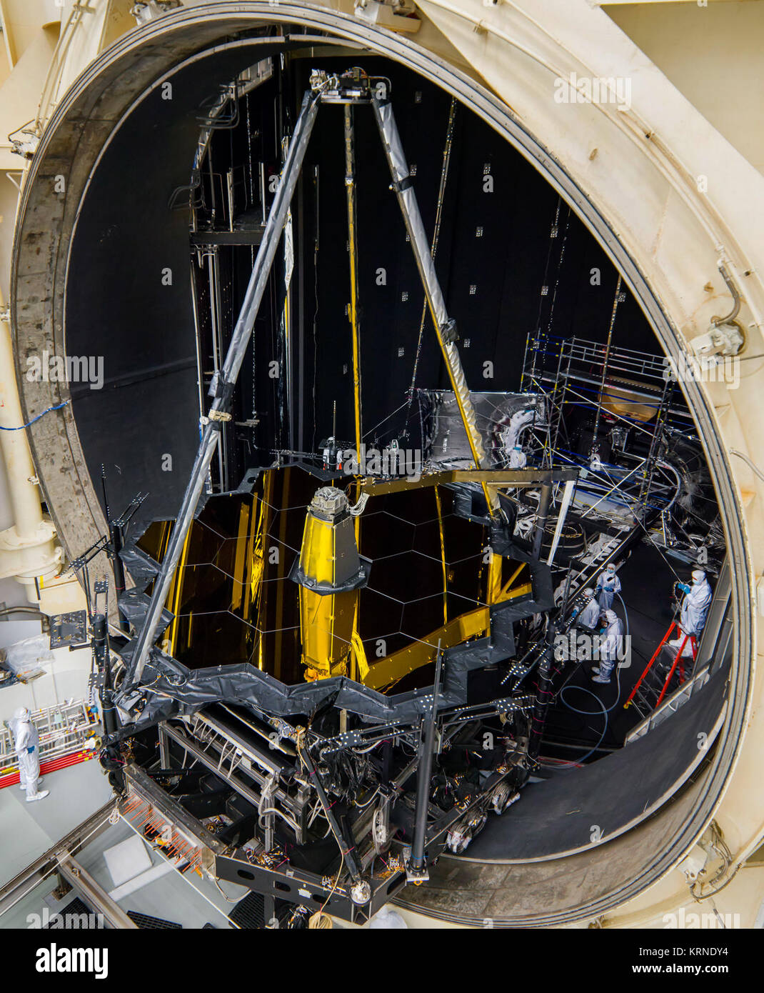 JWST in Space Environment Simulation Laboratory Chamber A for thermal ...