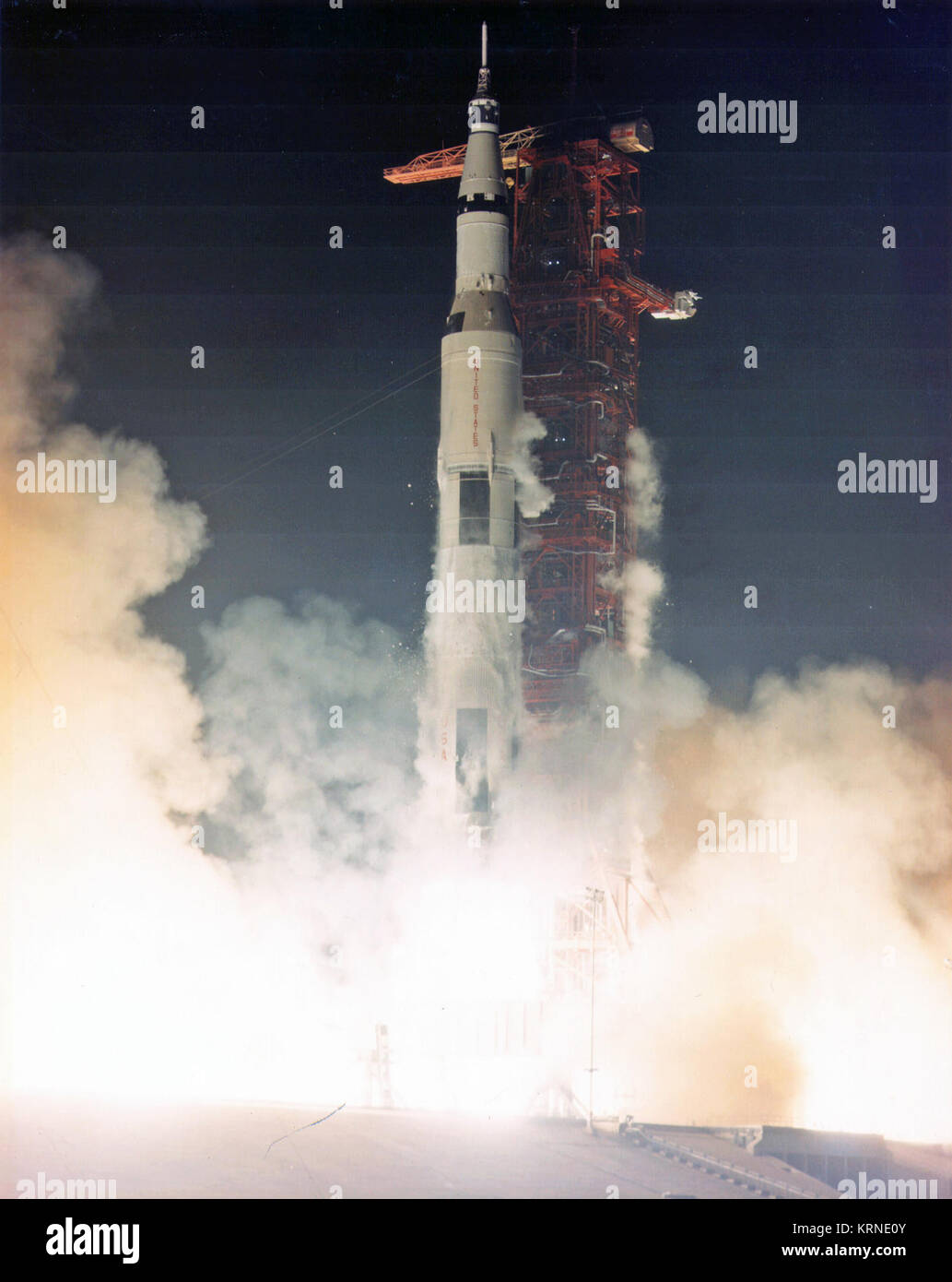 Apollo 17 liftoff Stock Photo - Alamy