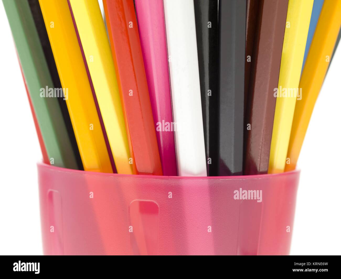 cropped image of colorful pencils Stock Photo - Alamy