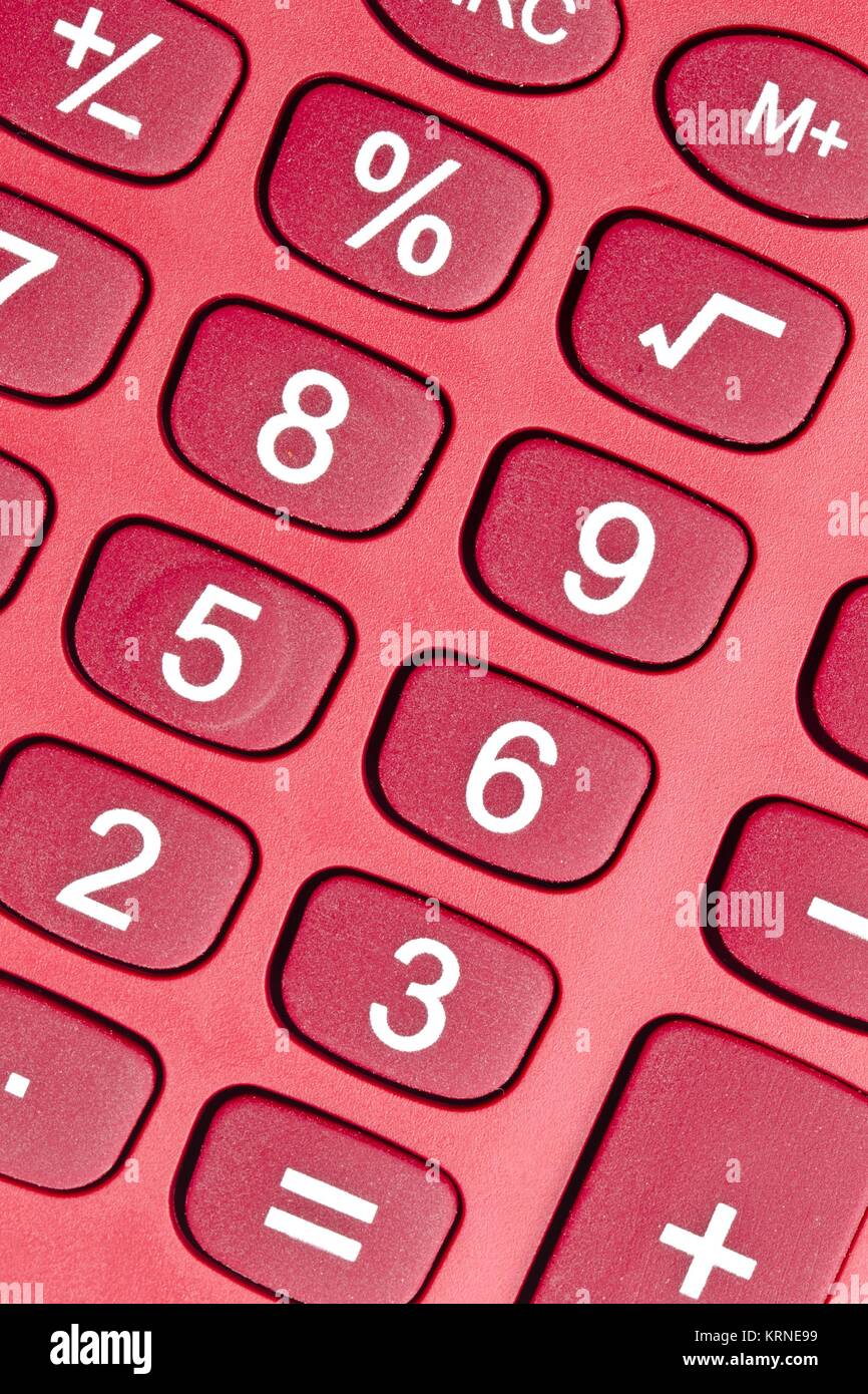 Pink calculator hi-res stock photography and images - Alamy
