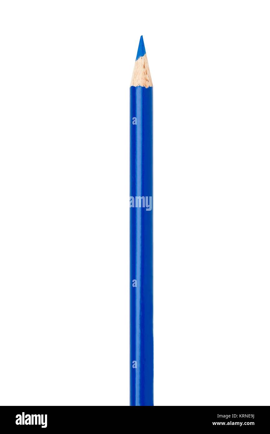 cropped shot of blue color pencil Stock Photo - Alamy