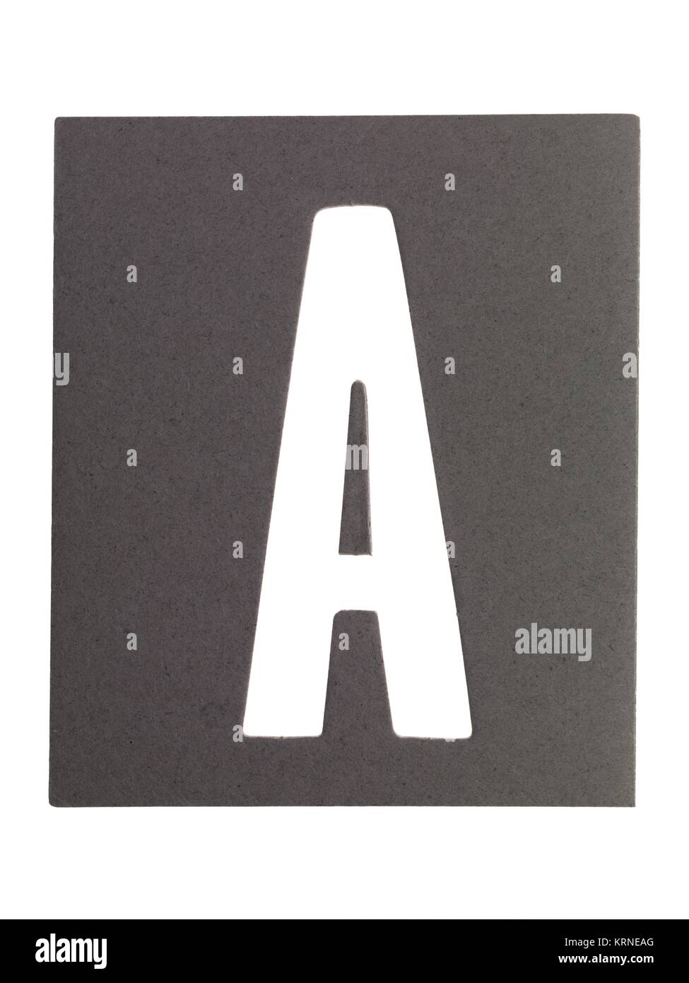 cut out letter a Stock Photo - Alamy
