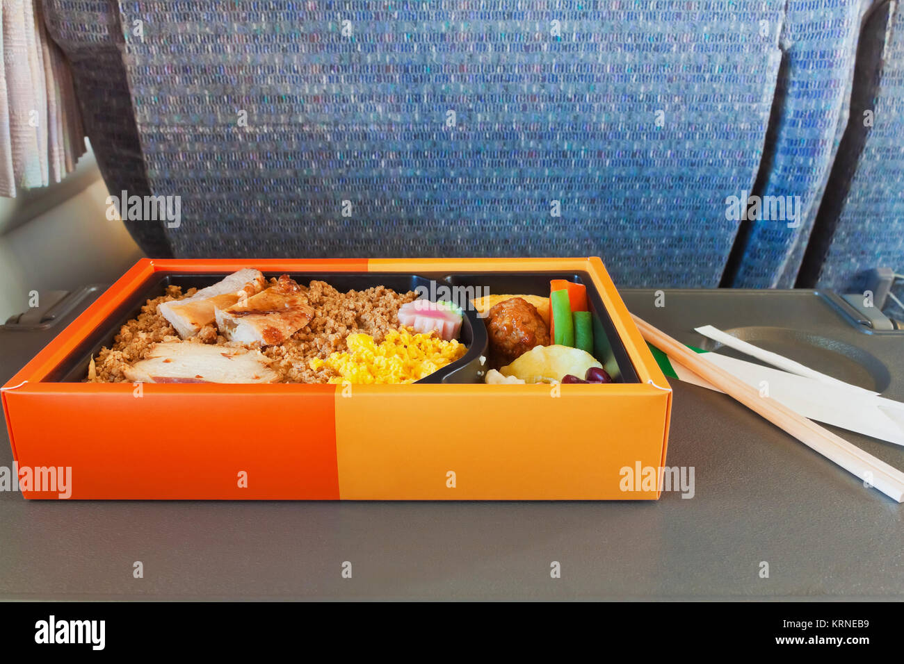 Japanese Eki Bento (meal) on a Train Stock Photo - Alamy