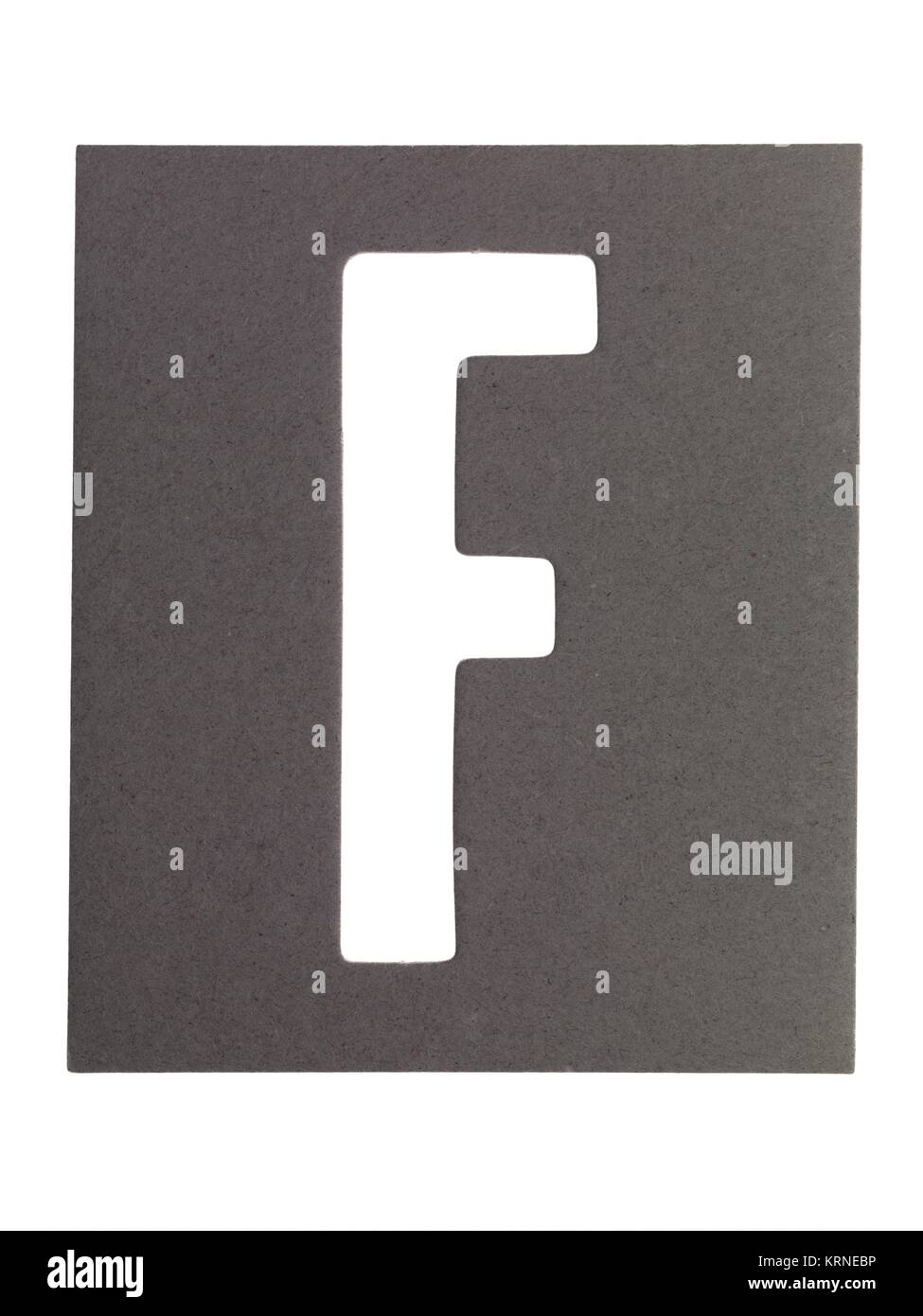cut out letter f Stock Photo - Alamy