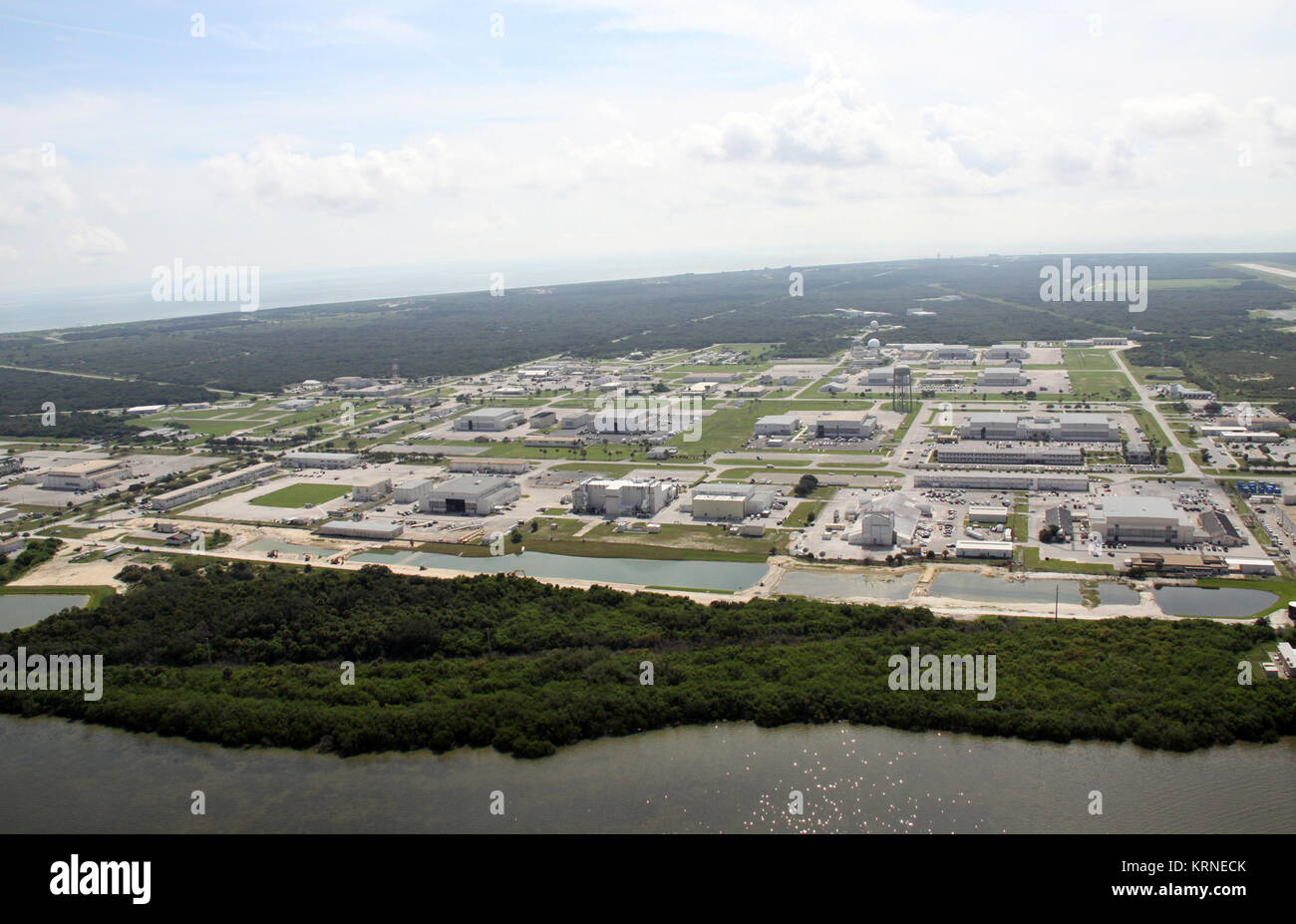 Aerial view of CCAFS Industrial Area (KSC-2009-5007 Stock Photo - Alamy