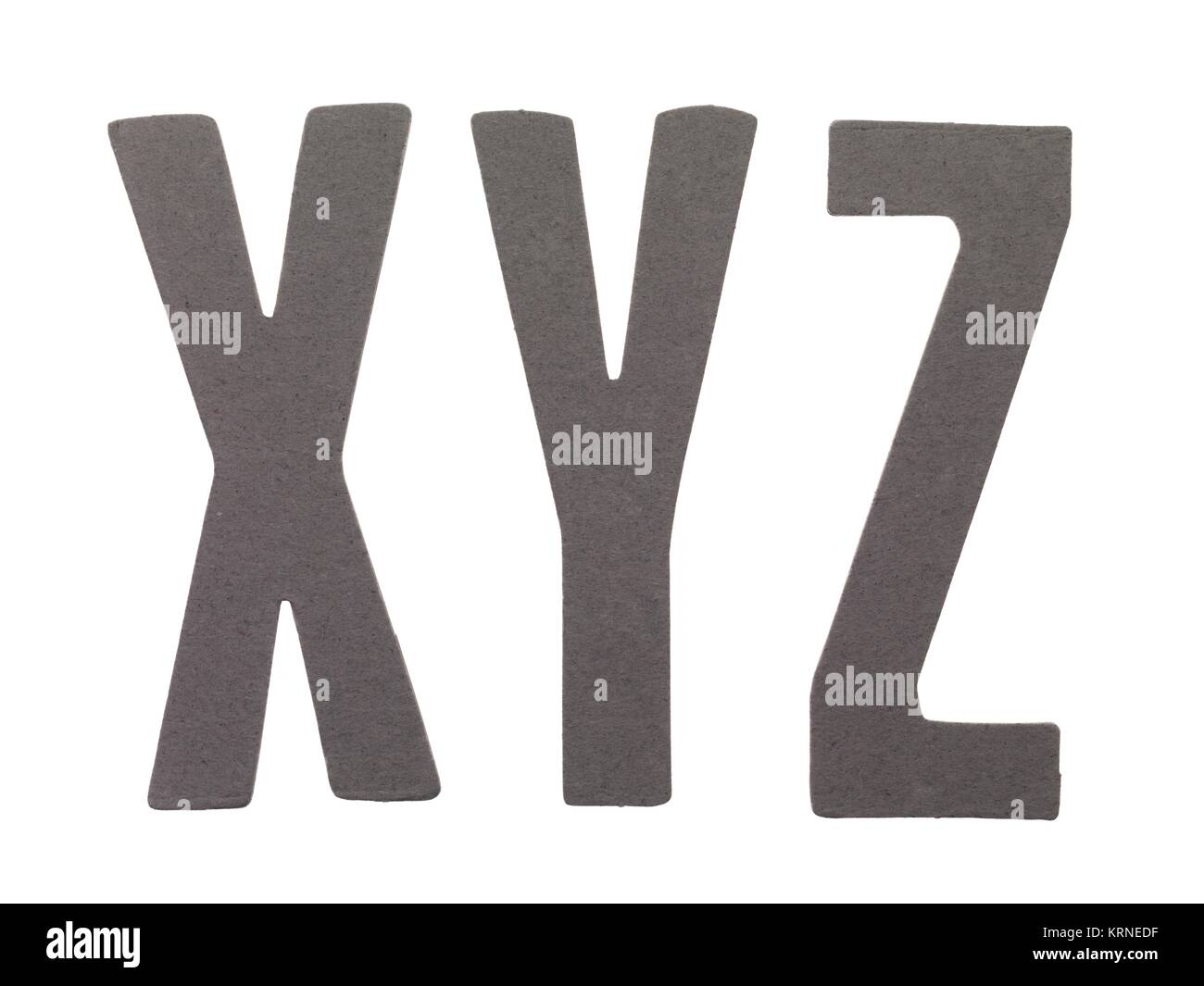 Alphabet xyz hi-res stock photography and images - Alamy