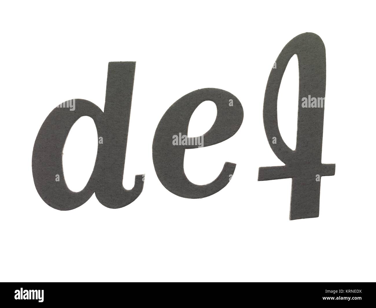 Cut out letters hi-res stock photography and images - Alamy