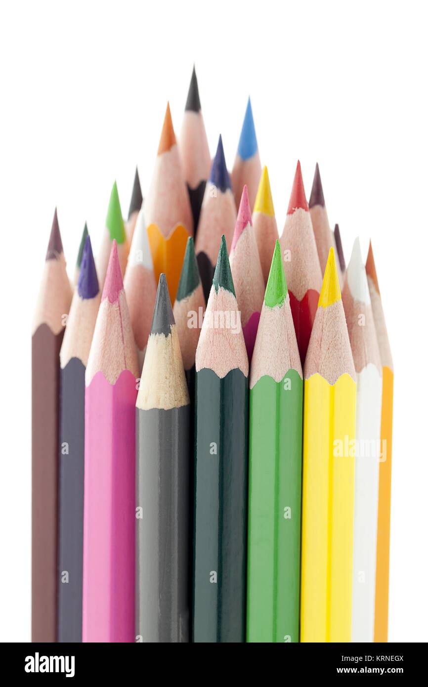 detailed shot of coloring pencil Stock Photo - Alamy