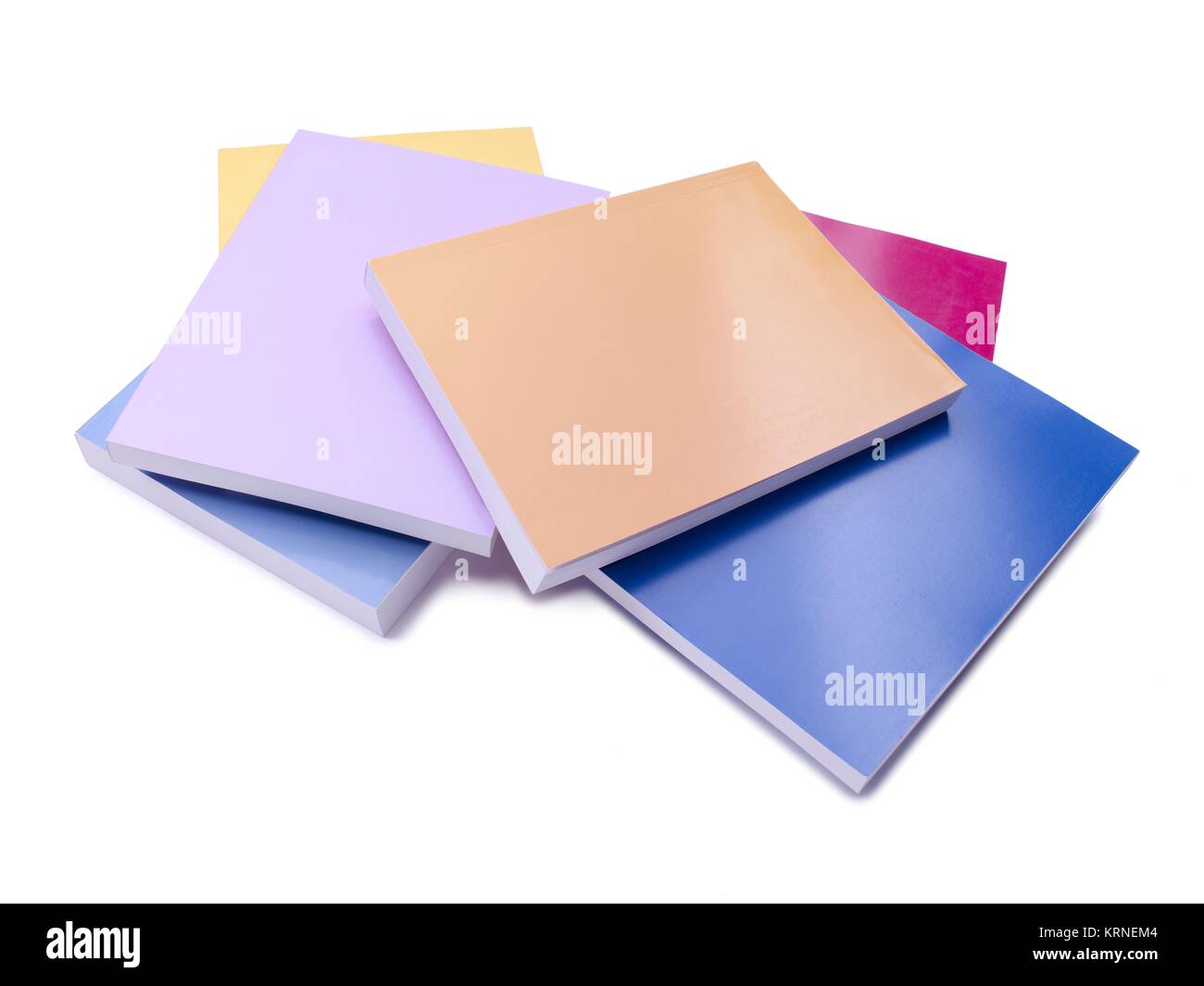 educational colorful books stack Stock Photo - Alamy