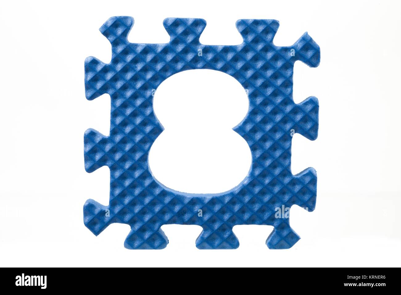 foam number puzzle with eight Stock Photo - Alamy