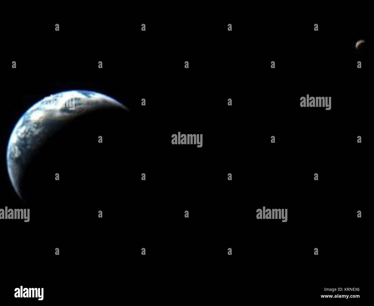 Earth 26 Moon from Nozomi Stock Photo - Alamy