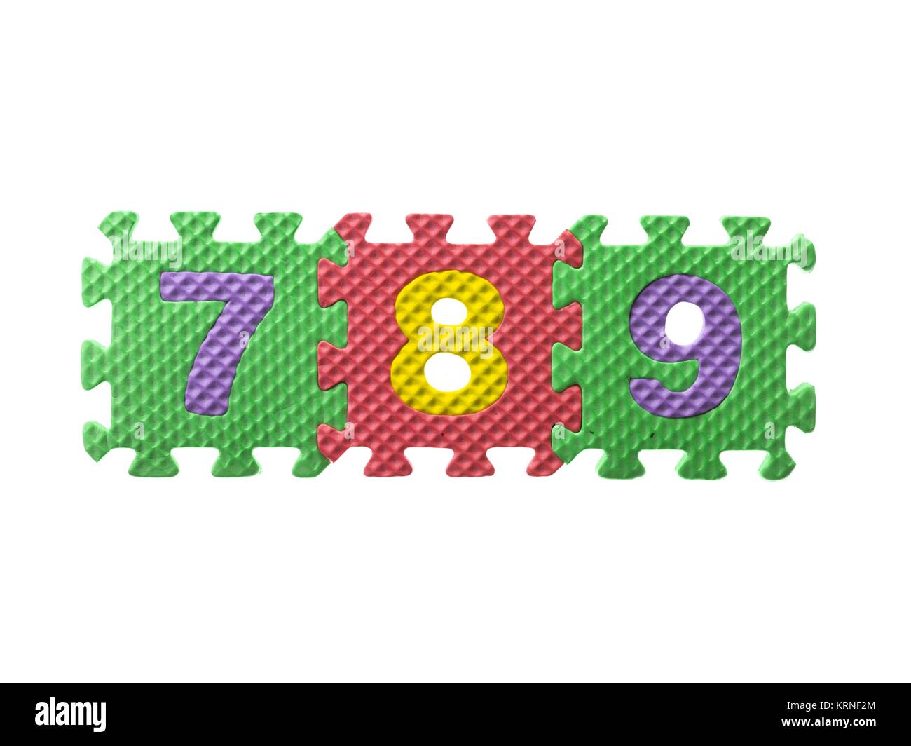 Set plastic numbers on Cut Out Stock Images & Pictures - Alamy