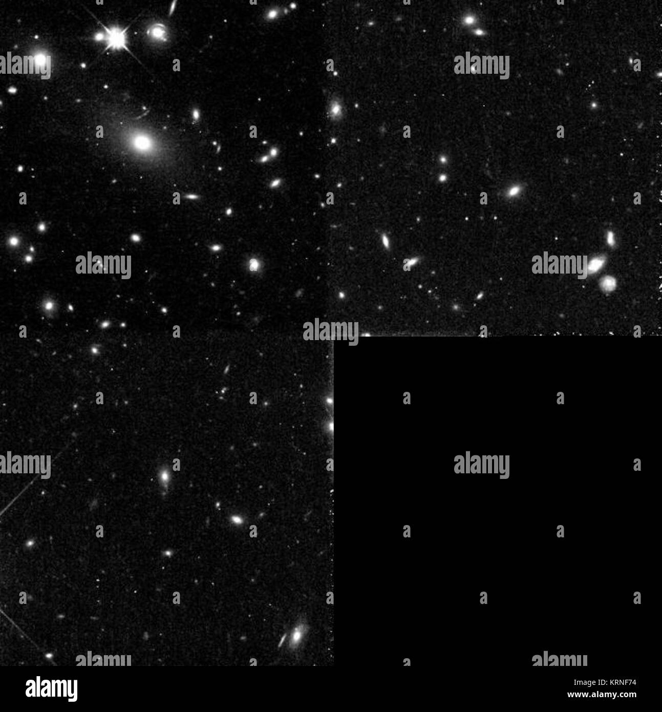 Abell 2631 cutout hst 11312 20 wfpc2 f606w wf sci Stock Photo - Alamy