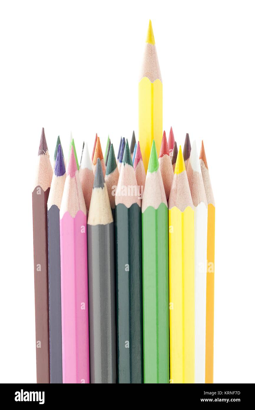 group of coloring pencil Stock Photo - Alamy