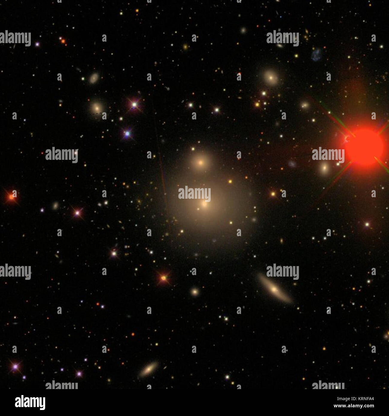 NGC 507 group Stock Photo - Alamy