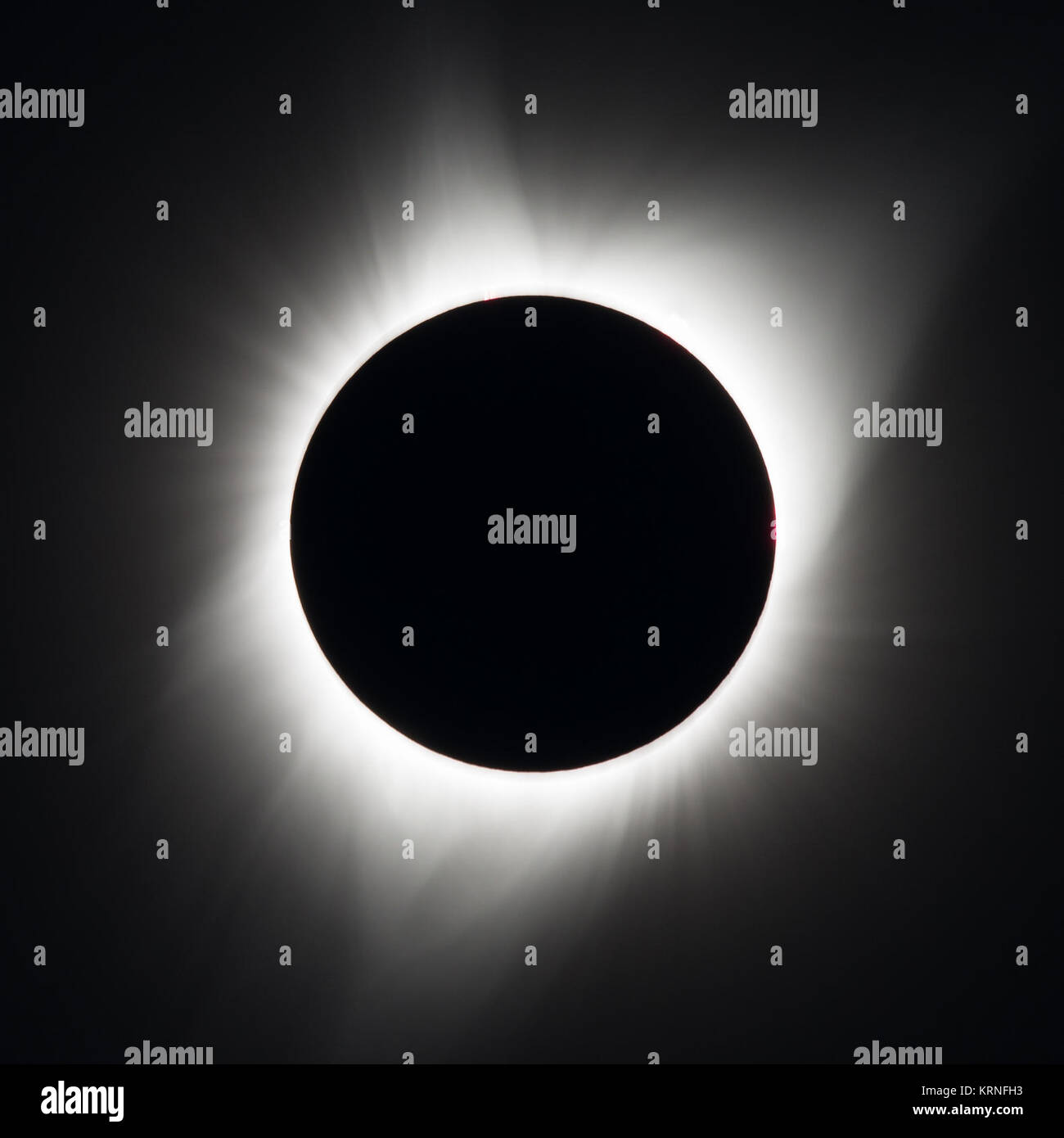 A total solar eclipse is seen on Monday, August 21, 2017 above Madras ...