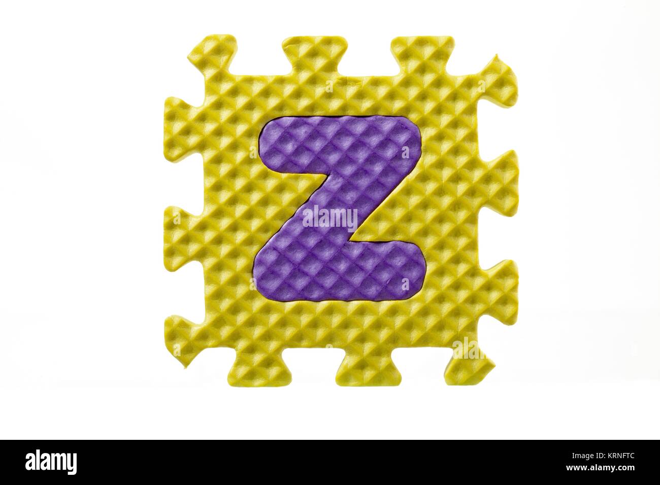 letter z rubber puzzle Stock Photo - Alamy