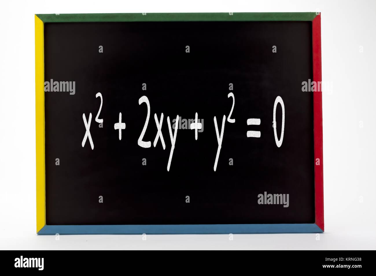 math formula written on slate board Stock Photo - Alamy