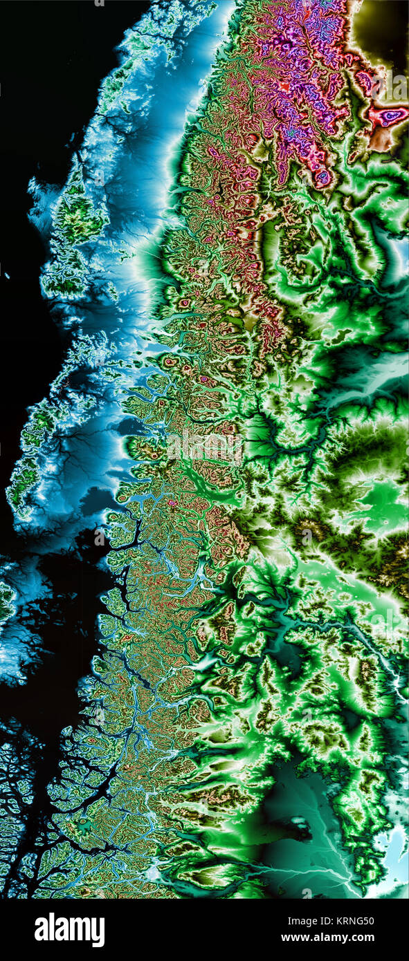 Map of south america andes hi-res stock photography and images - Alamy