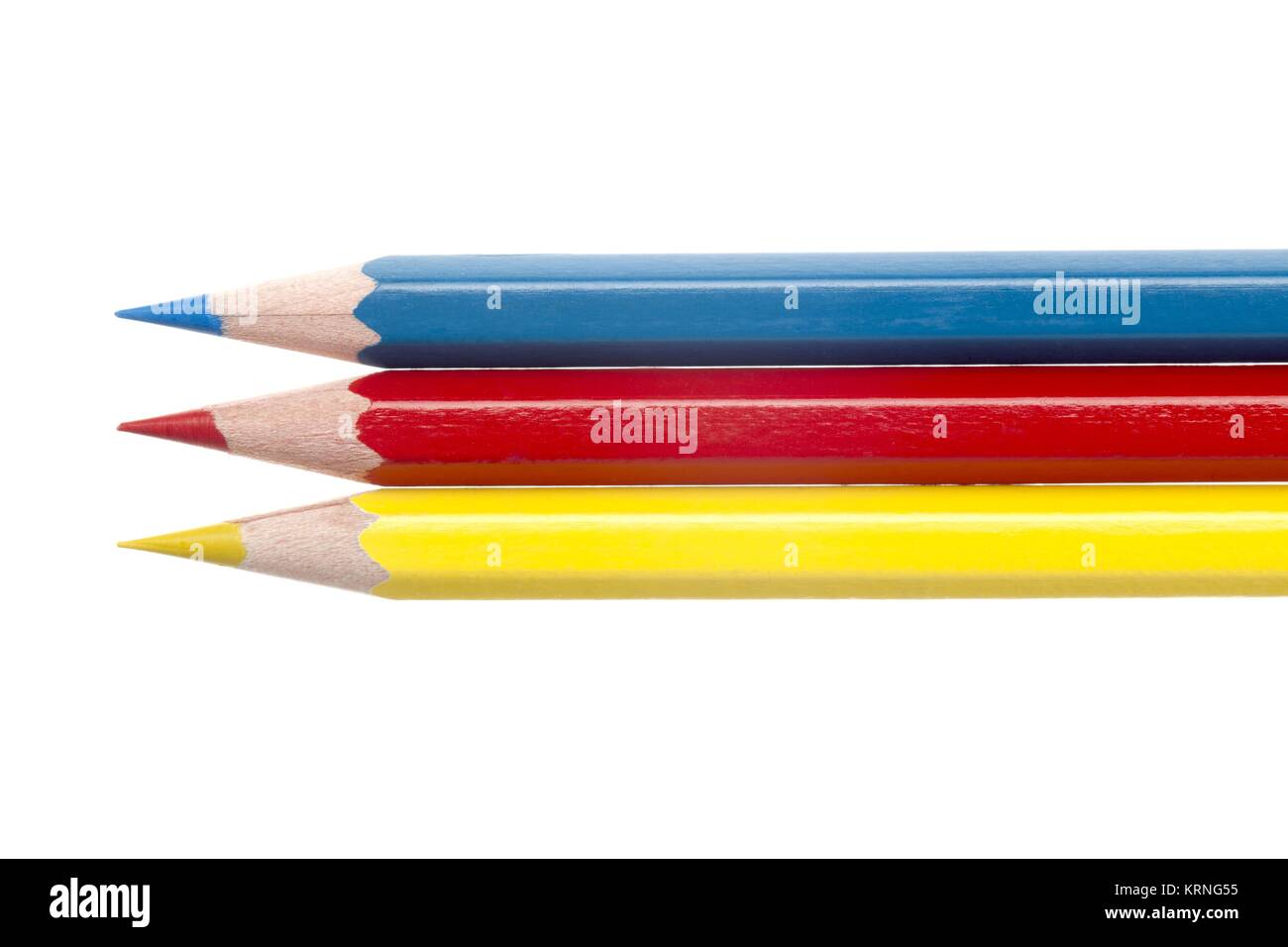 multi colored crayon pencils Stock Photo - Alamy
