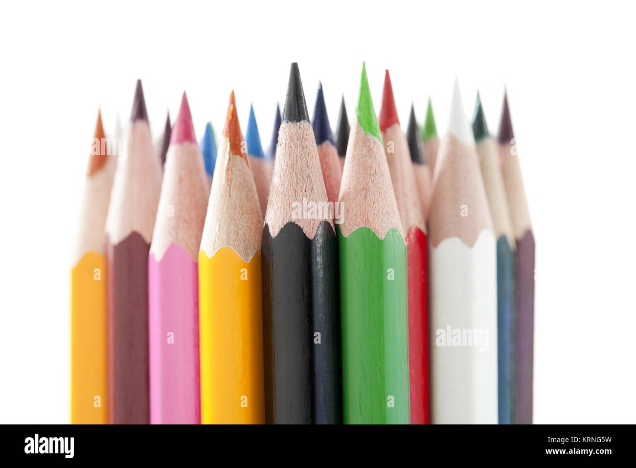multi colored pencil Stock Photo - Alamy