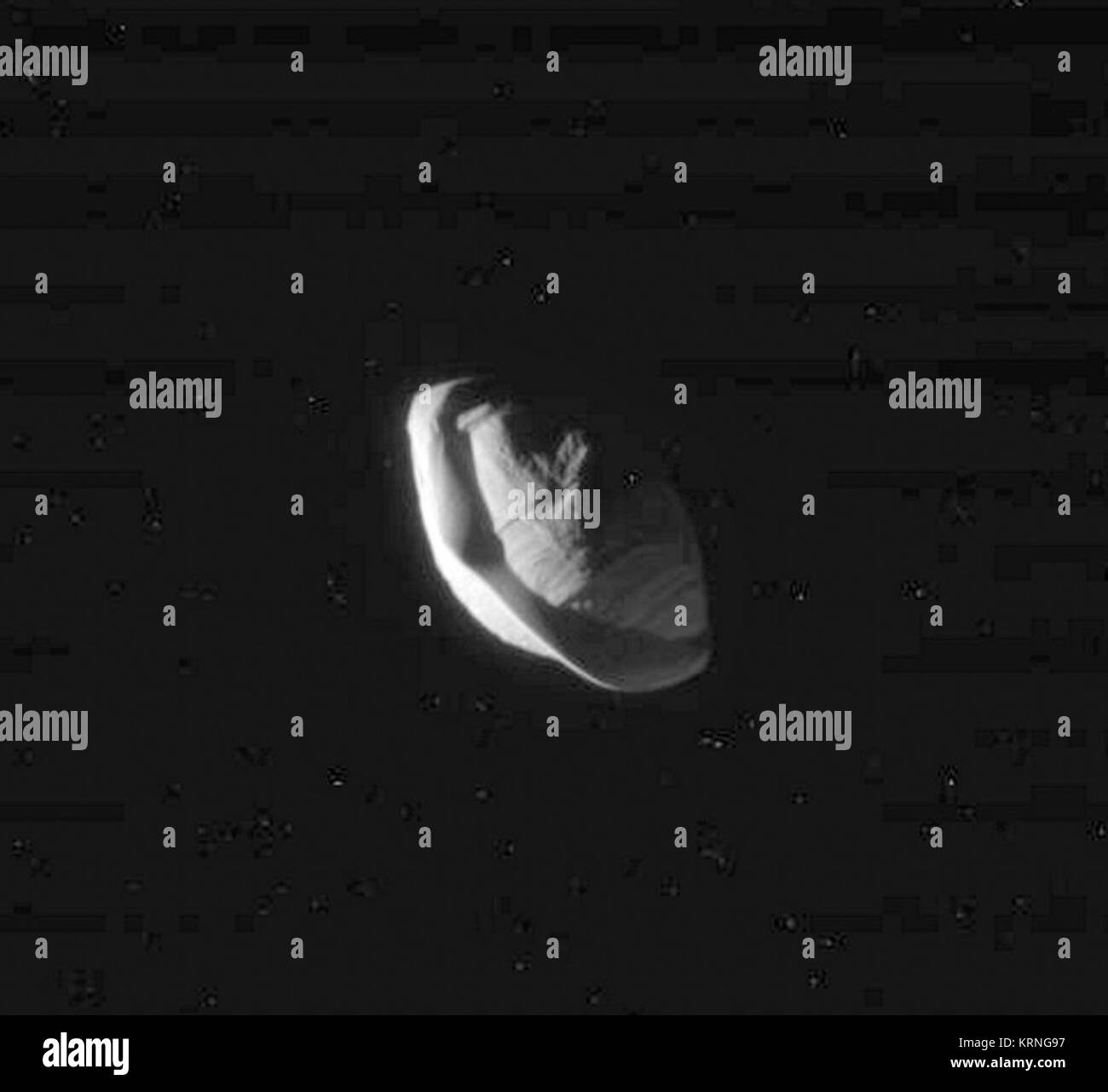 Pan (moon of Saturn Stock Photo - Alamy