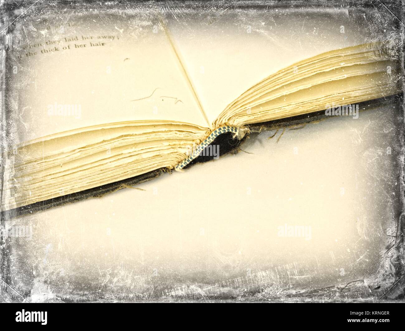 old book fanned open Stock Photo - Alamy