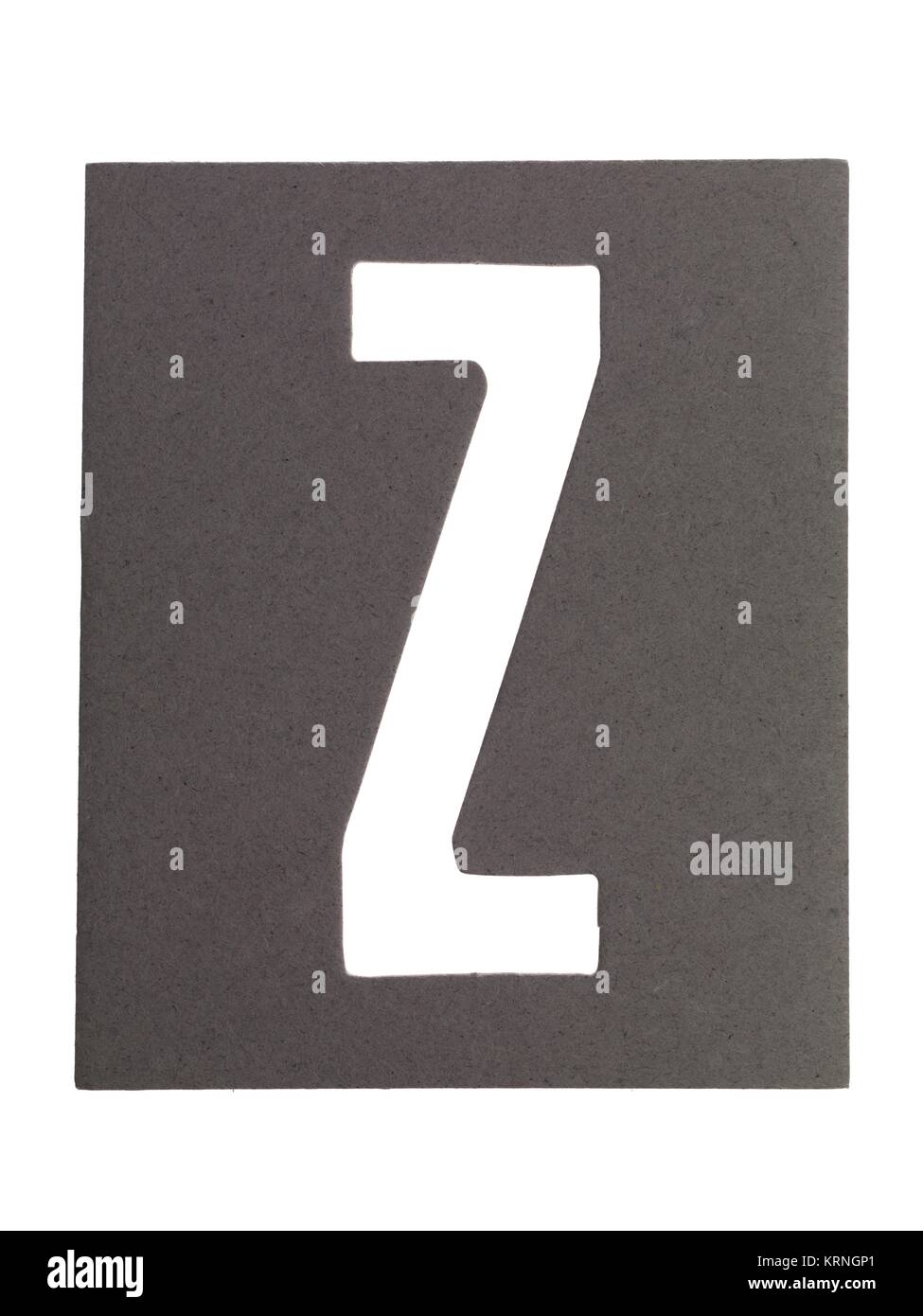 paper cut out letter z Stock Photo - Alamy