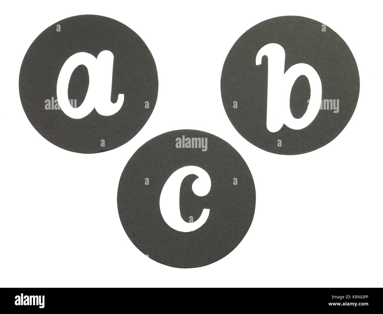 Paper cut out font letter Cut Out Stock Images & Pictures - Alamy