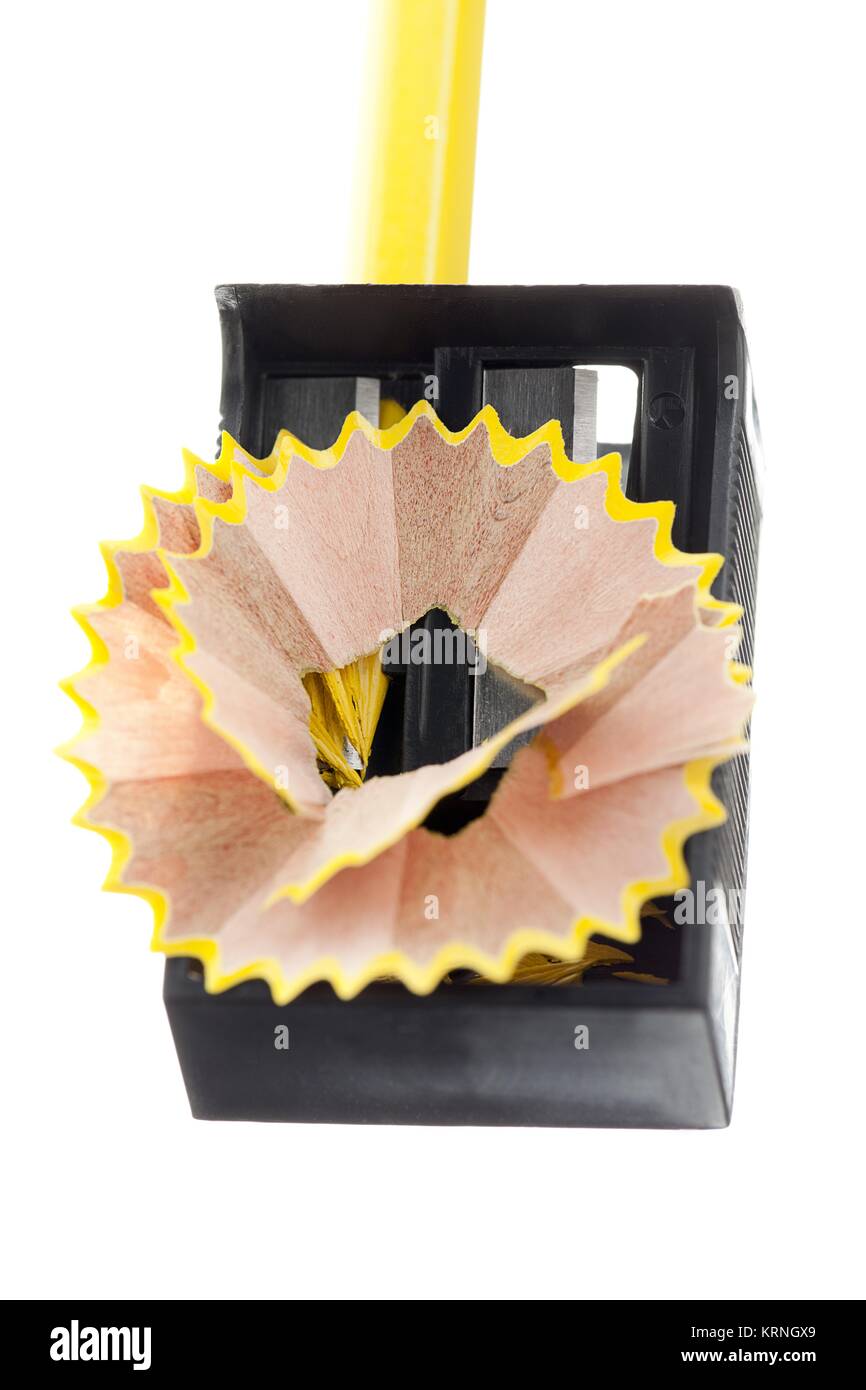 pencil on a sharpener Stock Photo - Alamy