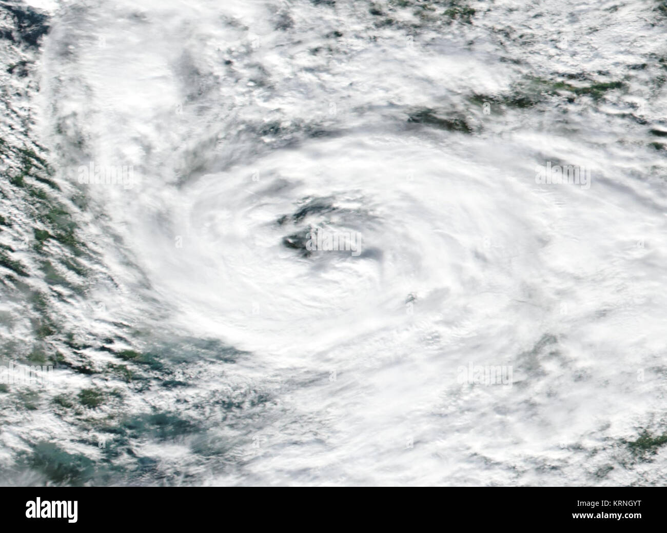 Storm Brian eye Stock Photo - Alamy