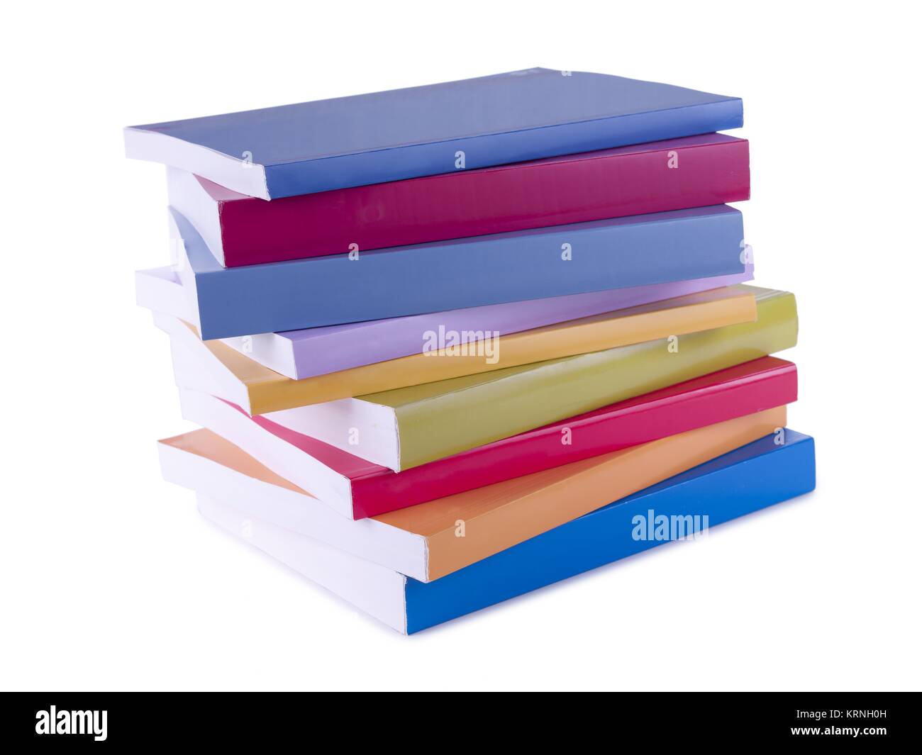 pile of colorful books Stock Photo - Alamy
