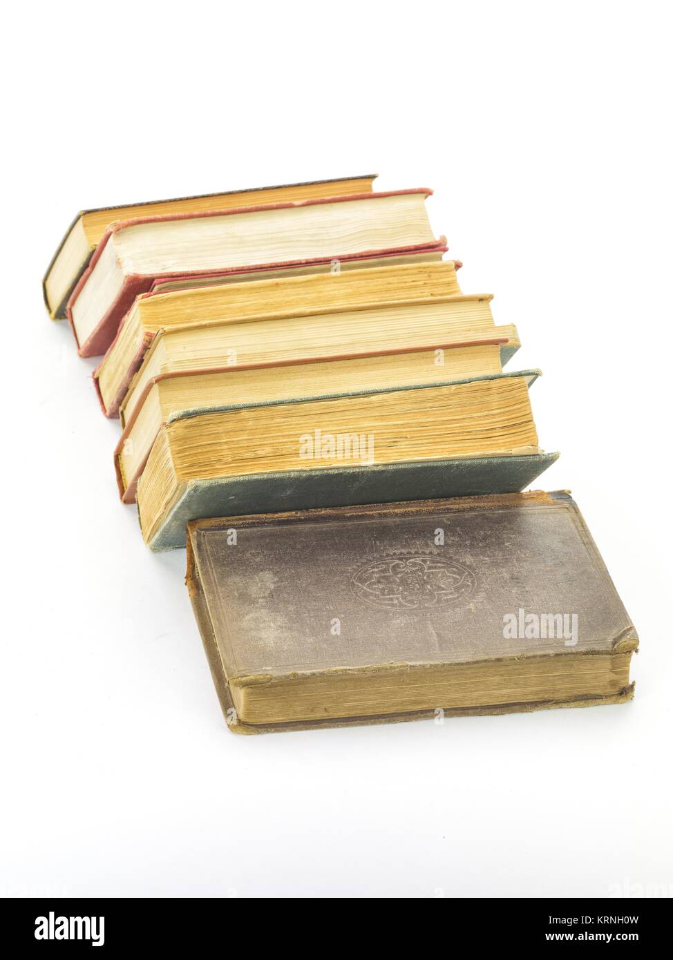 pile of old books Stock Photo - Alamy