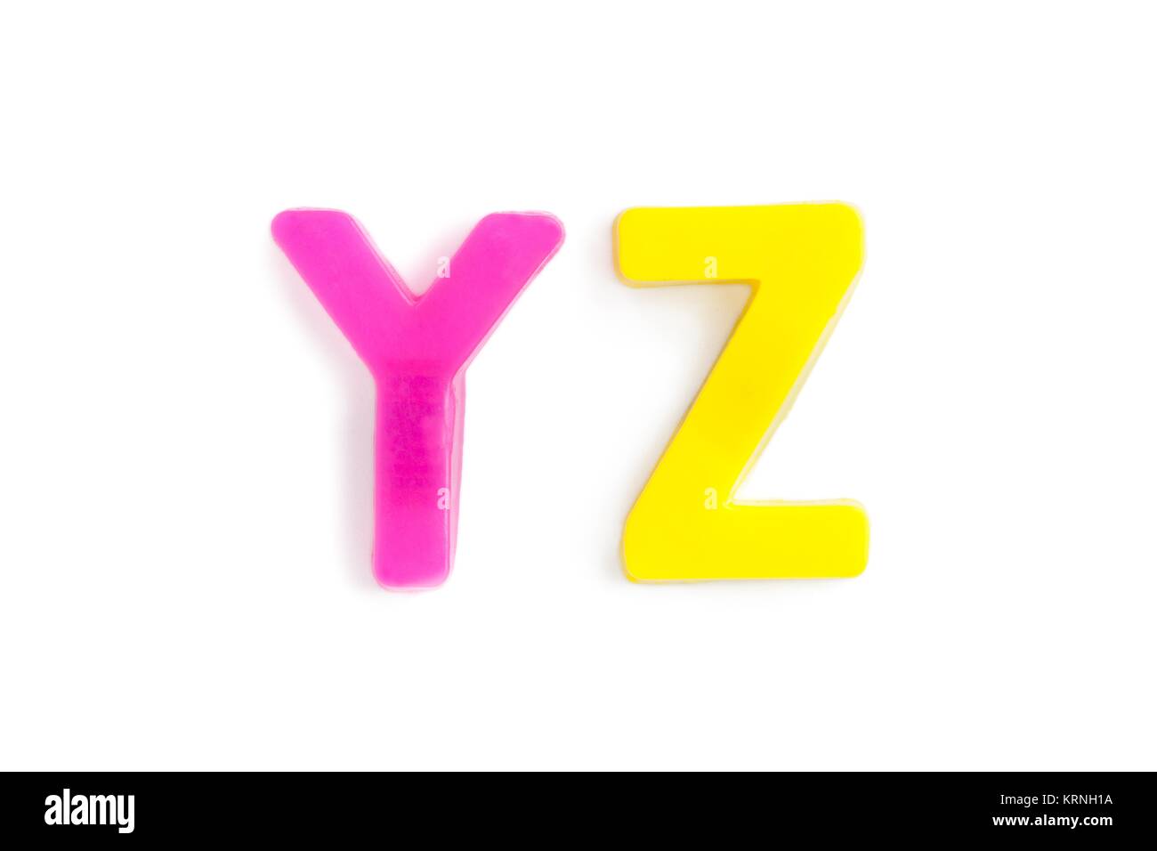 Yz alphabets hi-res stock photography and images - Alamy