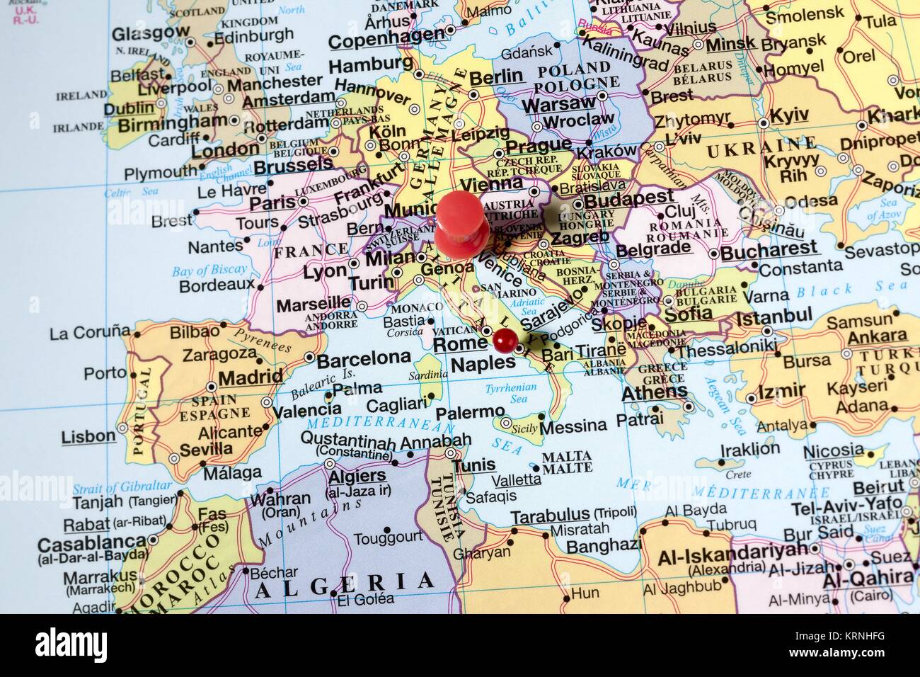 Map of northeastern africa hi-res stock photography and images - Alamy