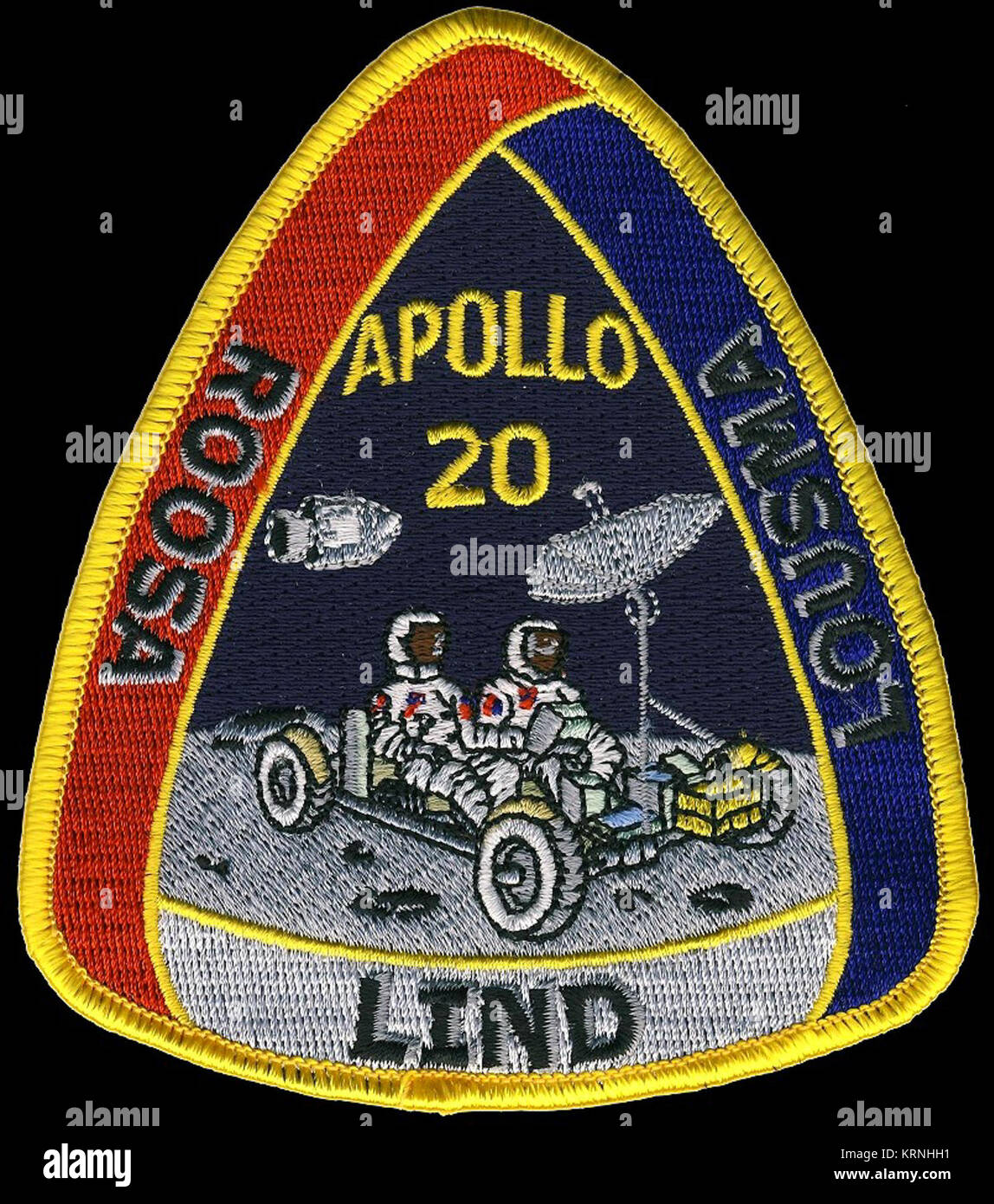 NASA Apollo 20 textile patch Stock Photo - Alamy