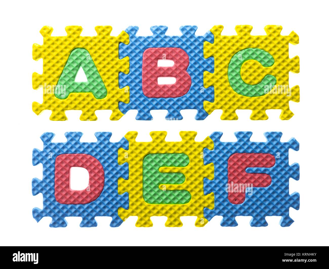 Foam rubber letters alphabet hi-res stock photography and images - Alamy