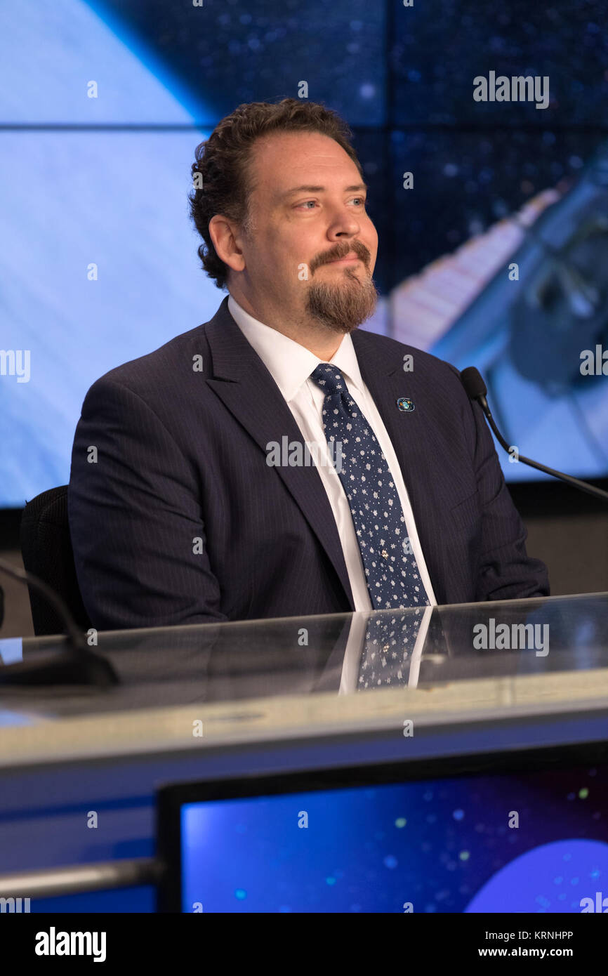 In the Kennedy Space Center’s Press Site auditorium, Kirt Costello ...