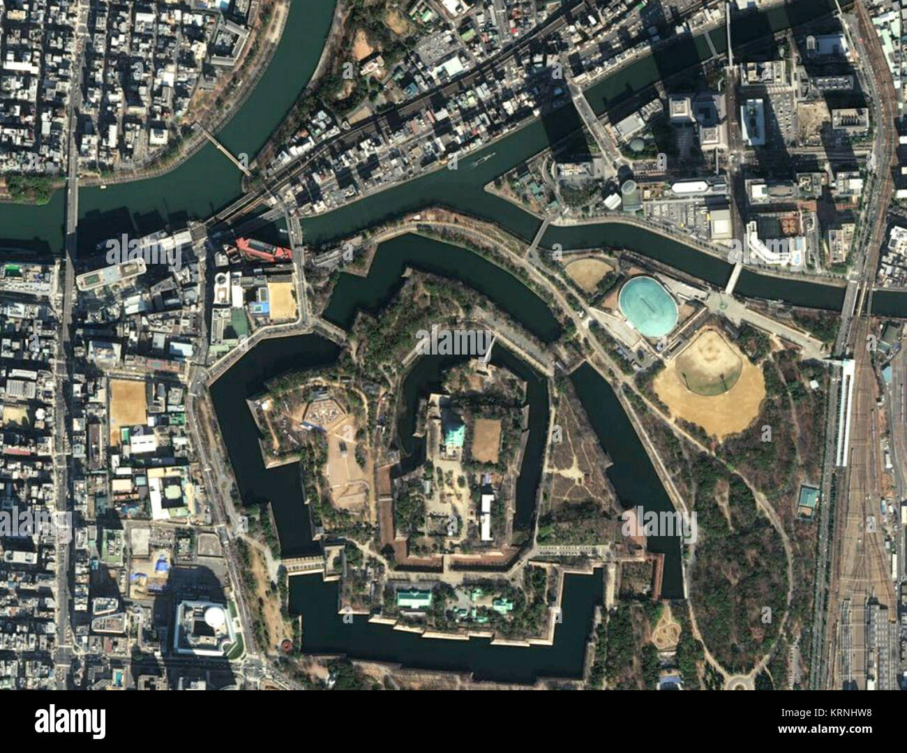 Japan, Osaka, Chuo ward - Neya river 2017 Stock Photo - Alamy