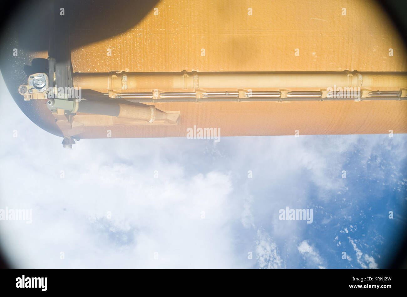 STS-135 External Tank is jettisoned Stock Photo - Alamy