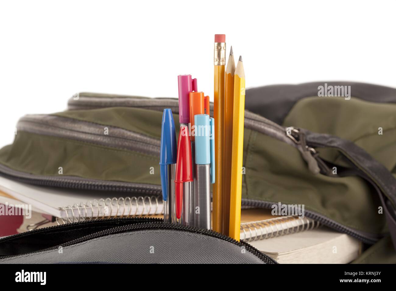 School materials hi-res stock photography and images - Alamy