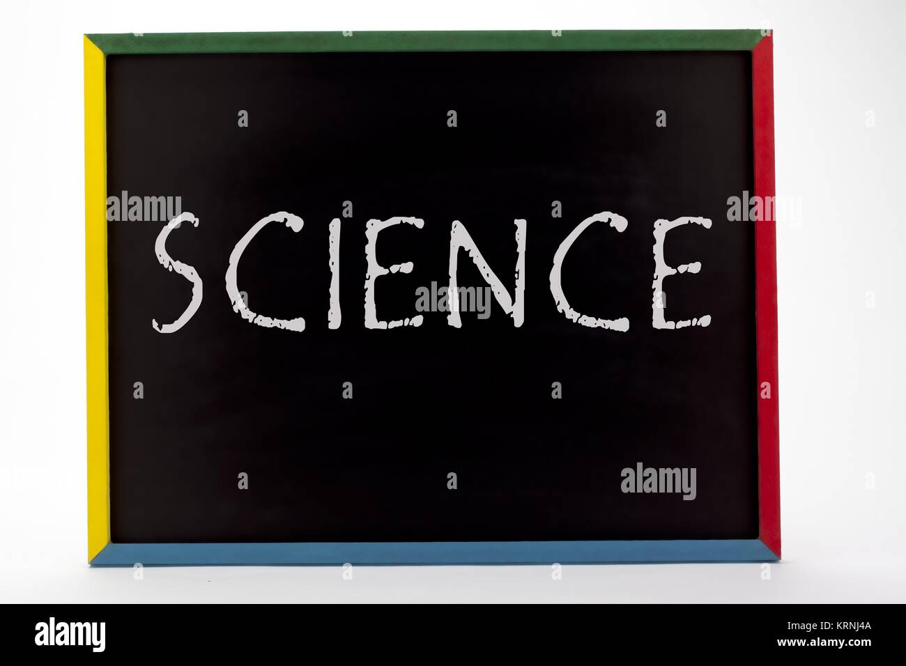 science written on slate board Stock Photo - Alamy